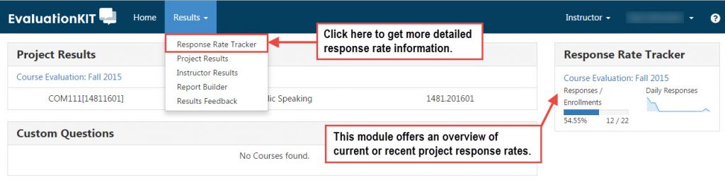 Tracking EvaluationKIT Response Rates | NMC's Center for Teaching and ...