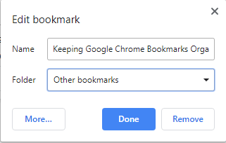 Keeping Google Chrome Bookmarks Organized | NMC's Center for Teaching ...