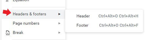 Adding Headers and Footers to Google Docs | NMC's Center for Teaching ...